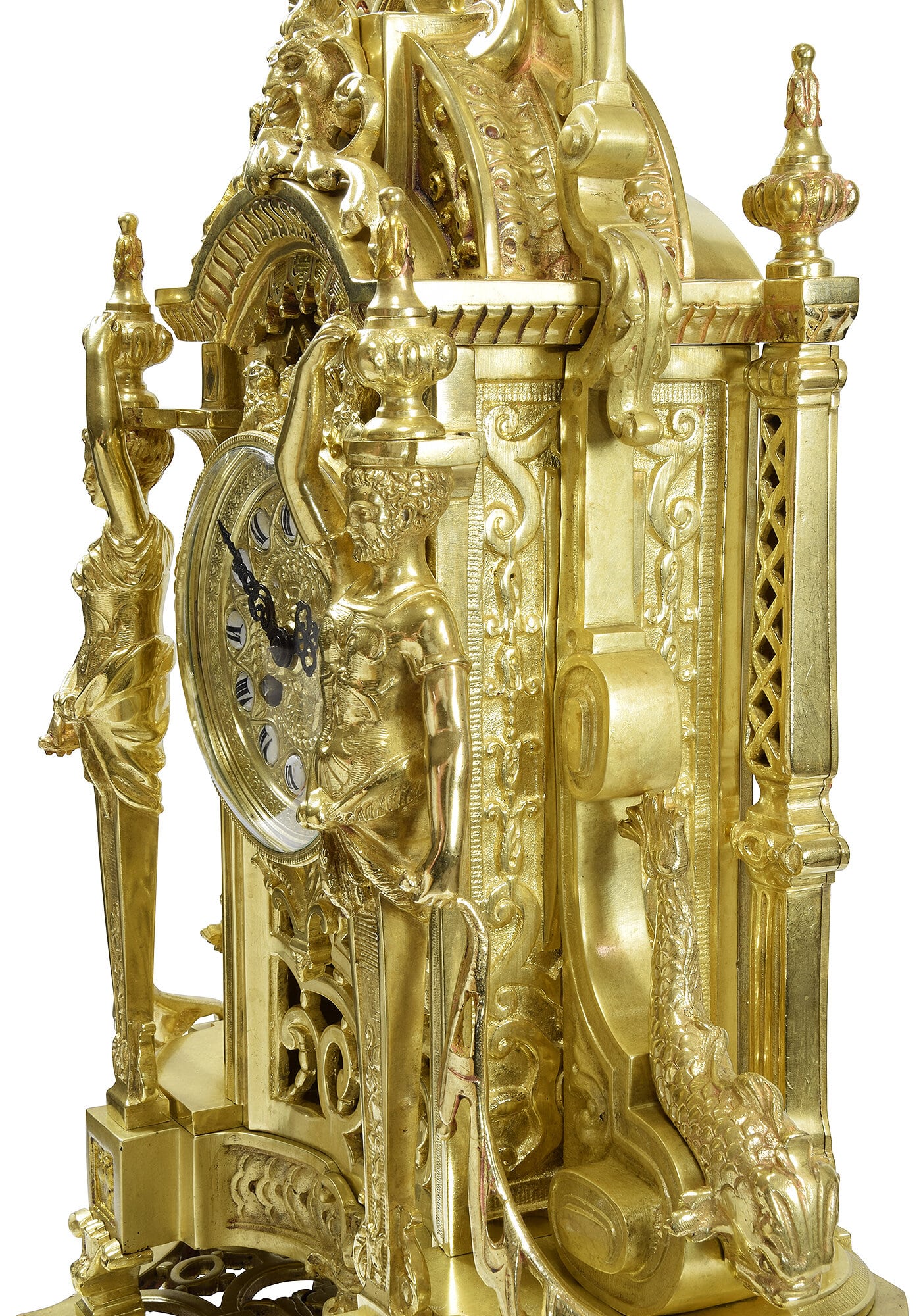 Grande Pendule Renaissance en bronze XIXème – Pendule ancienne et ...