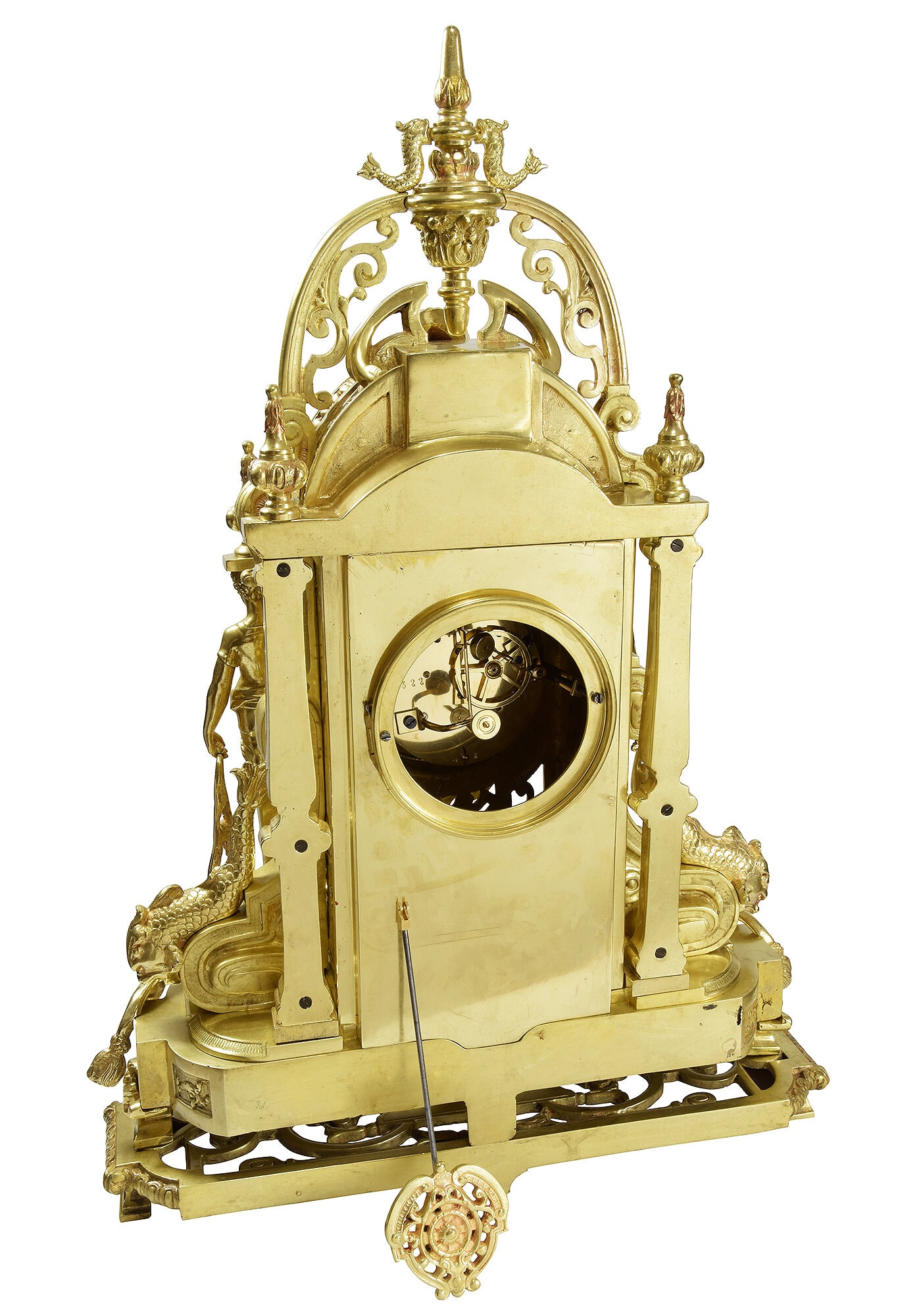 Grande Pendule Renaissance en bronze XIXème – Pendule ancienne et ...