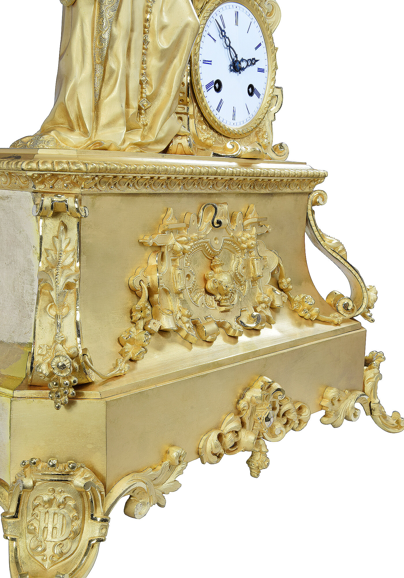 Pendule « Elégante de la Renaissance » bronze doré au mercure – Pendule ...