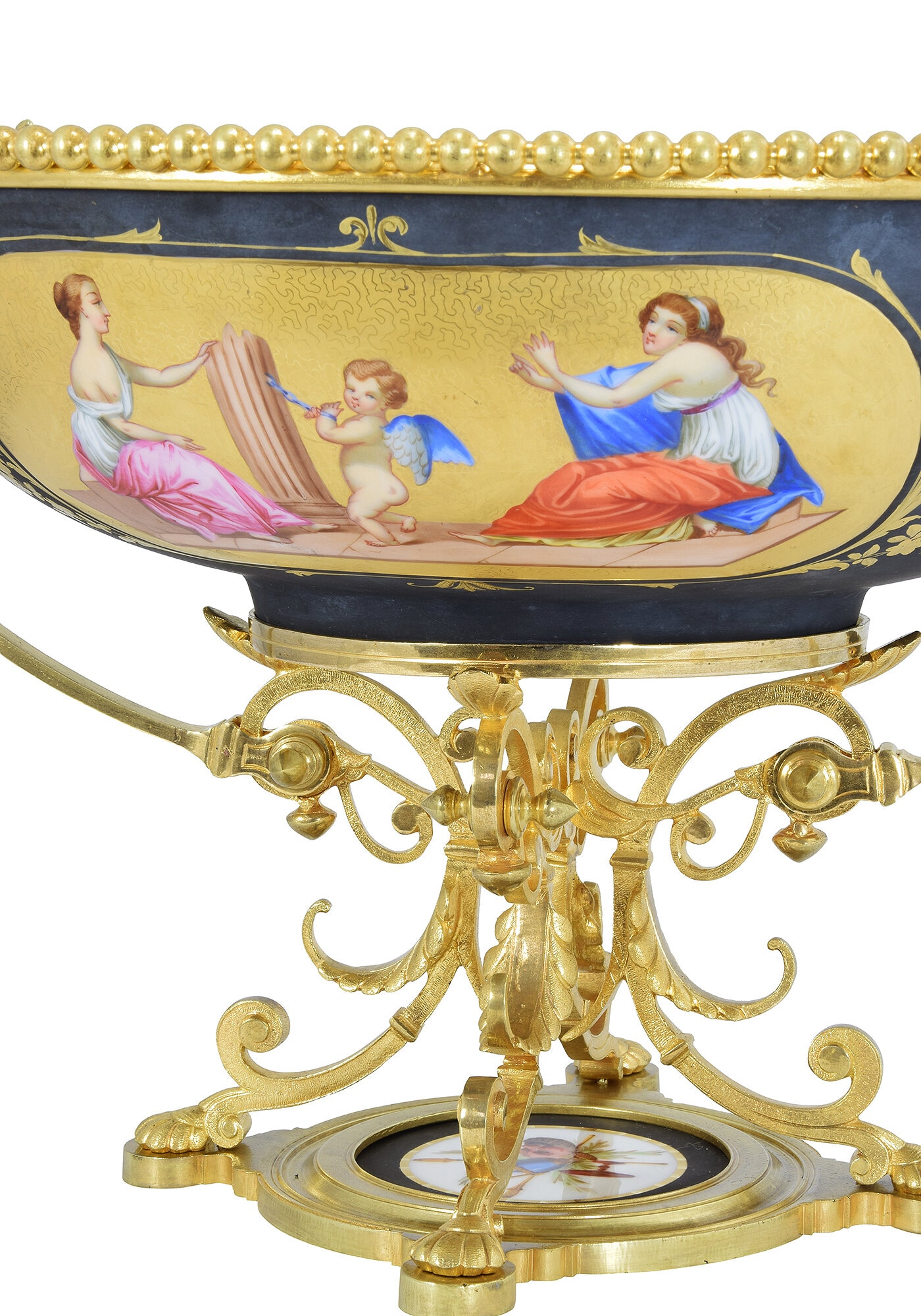 XL Coupe en porcelaine Néo-Classique – Pendule ancienne et objets d'art ...