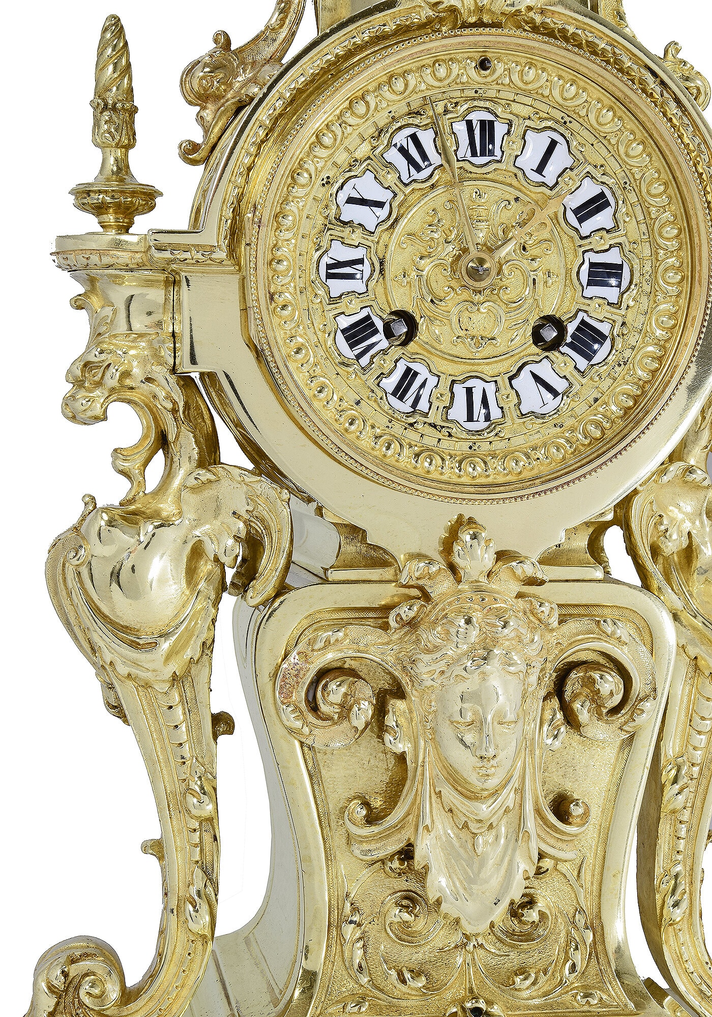 Pendule style Renaissance en bronze doré XIXème – Pendule ancienne et ...